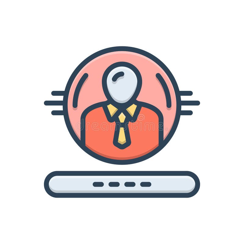 Color Illustration Icon for Administration, Regime and People Stock ...