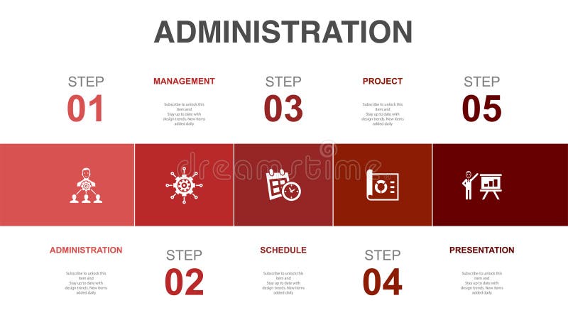 Administration, Management, Schedule Stock Vector - Illustration of ...