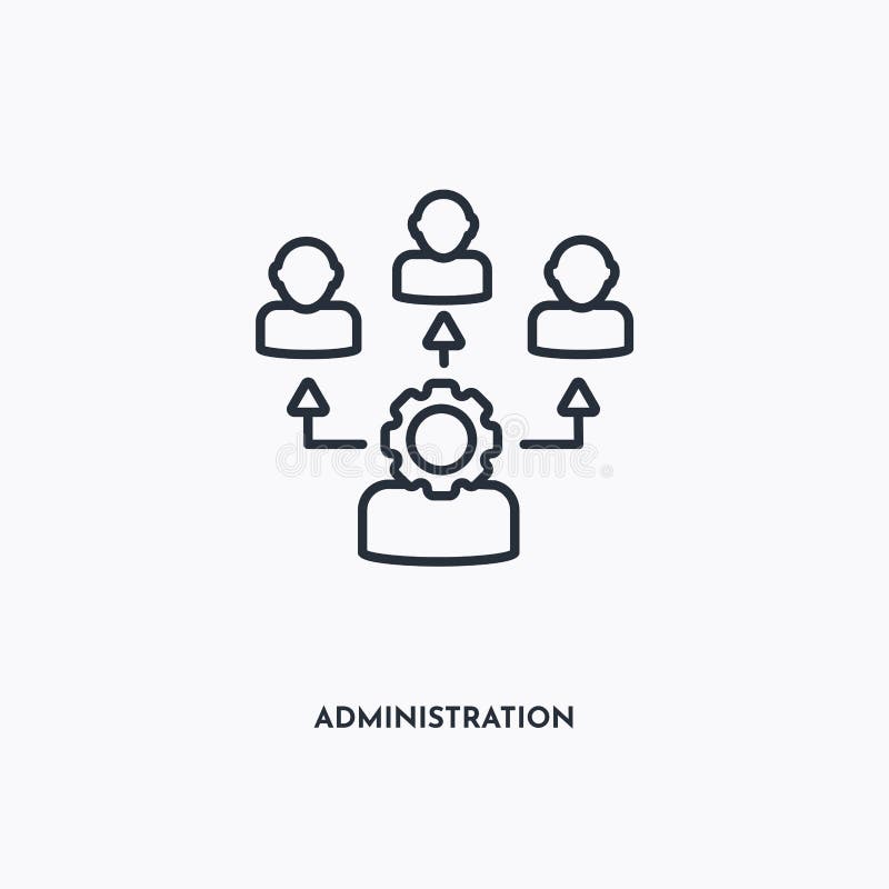 Administration Linear Icon. Modern Outline Administration Logo C Stock ...