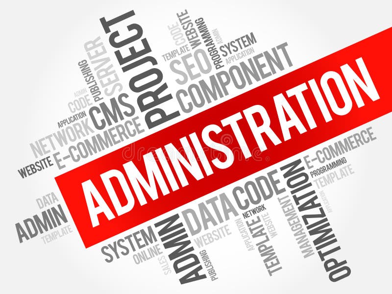 Administration Word Concepts Banner. Business and Corporate Management ...