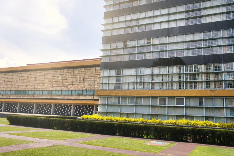 Administrative Building of Unam in Mexico Editorial Photo - Image of ...