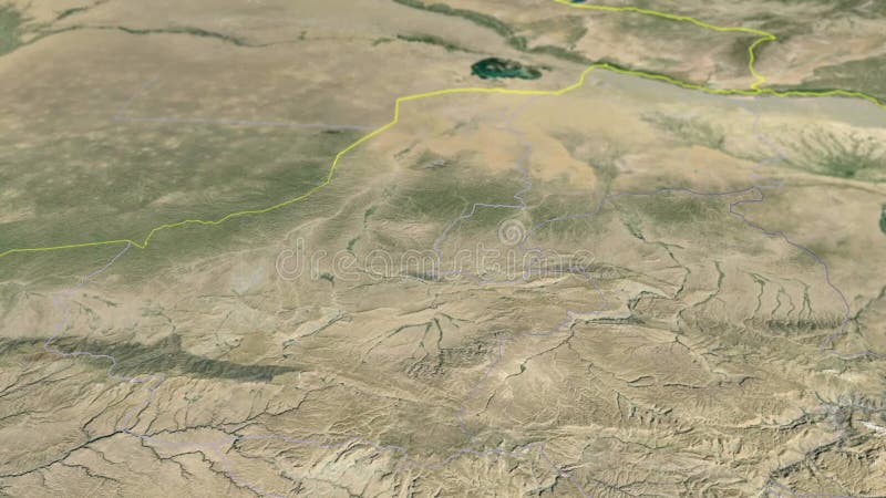 Sar-e Pol with Coat of Arms Animation Map Stock Footage - Video of ...