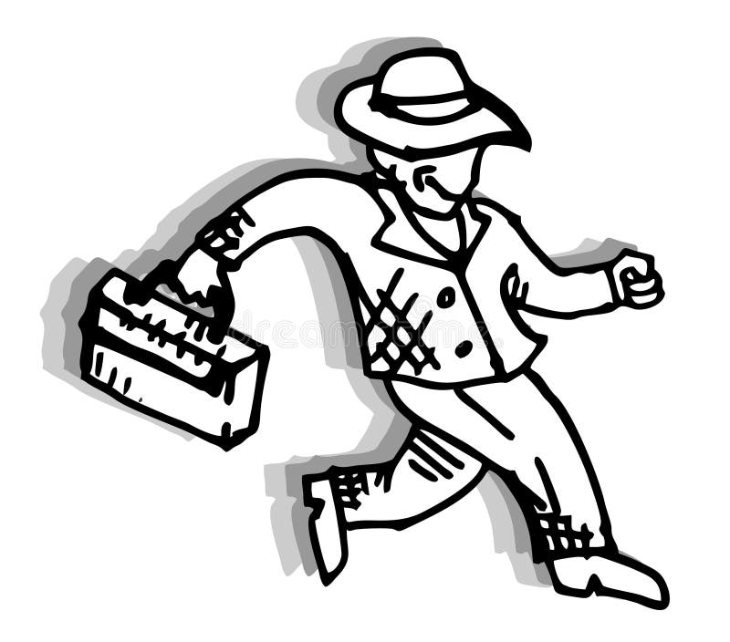 Administrative man stock vector. Illustration of manager - 25192946