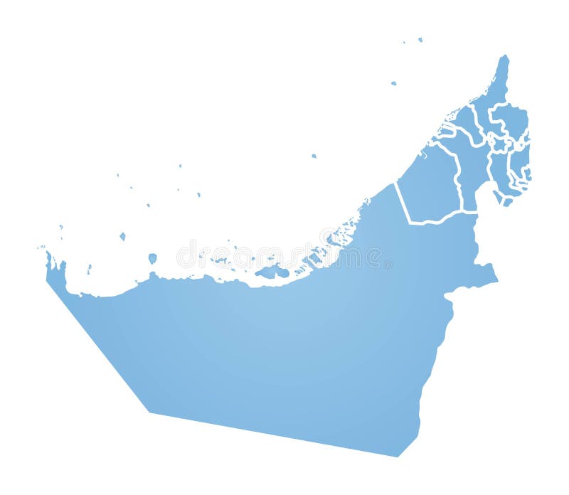 UAE map stock vector. Illustration of borders, infographics - 91213739