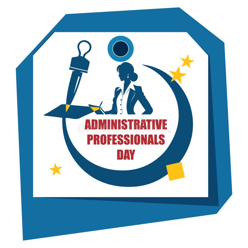 Administrative Professionals Day Stock Vector - Illustration of event ...