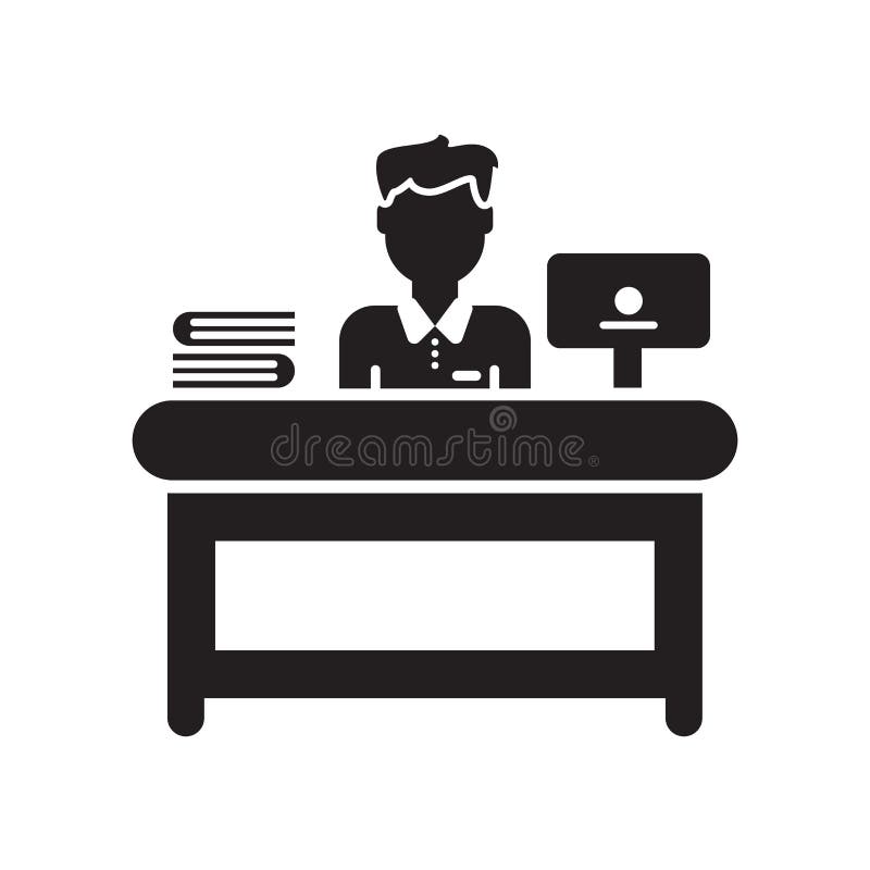 Red Admin Sign on Pc Laptop Vector Illustration. Stock Vector ...