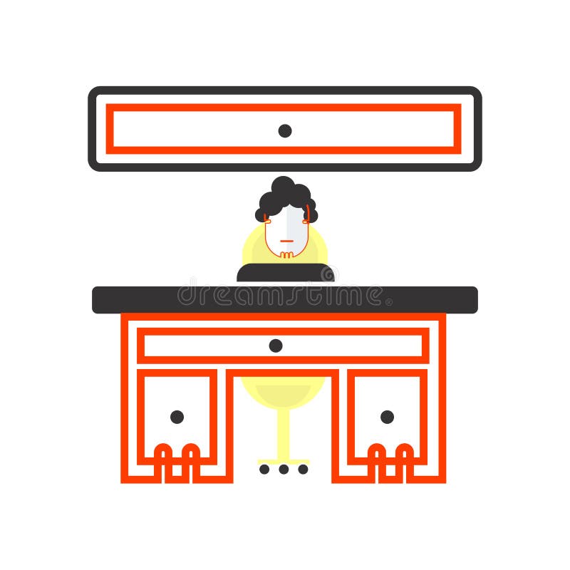 Administrator Icon Vector Sign and Symbol Isolated on White Background ...