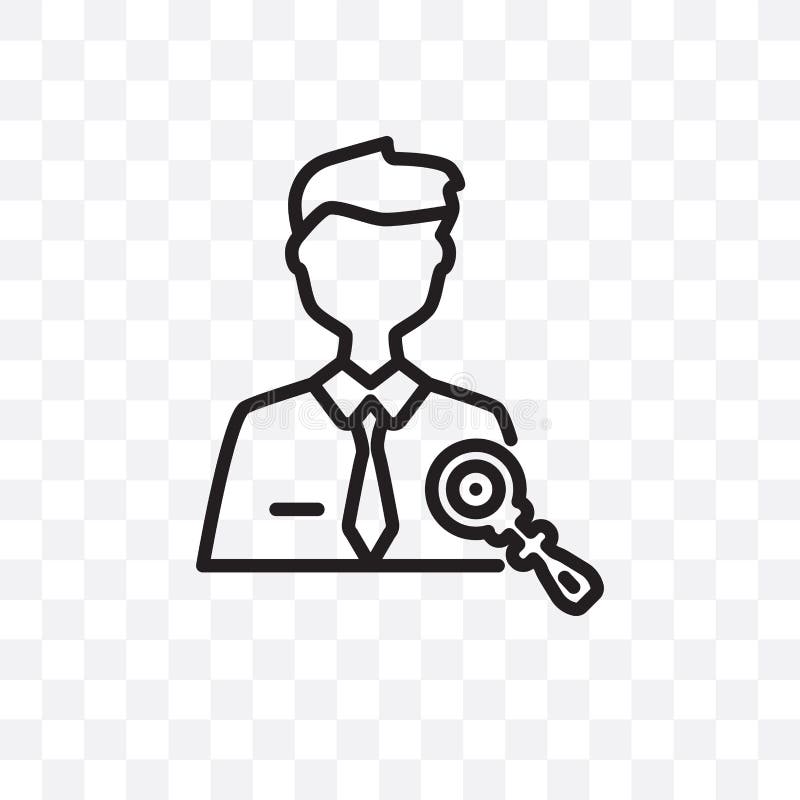 Linear Administrator Icon from Human Resources Outline Collection. Thin ...