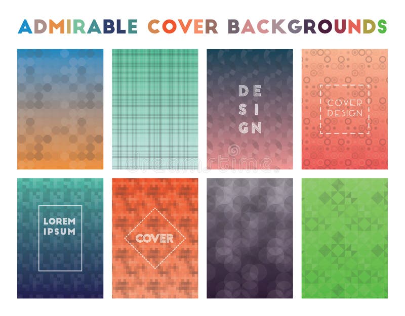 Admirable Cover Page Layouts. Stock Vector - Illustration of line ...