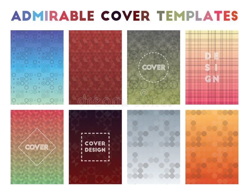 Admirable Cover Page Layouts. Stock Vector - Illustration of line ...