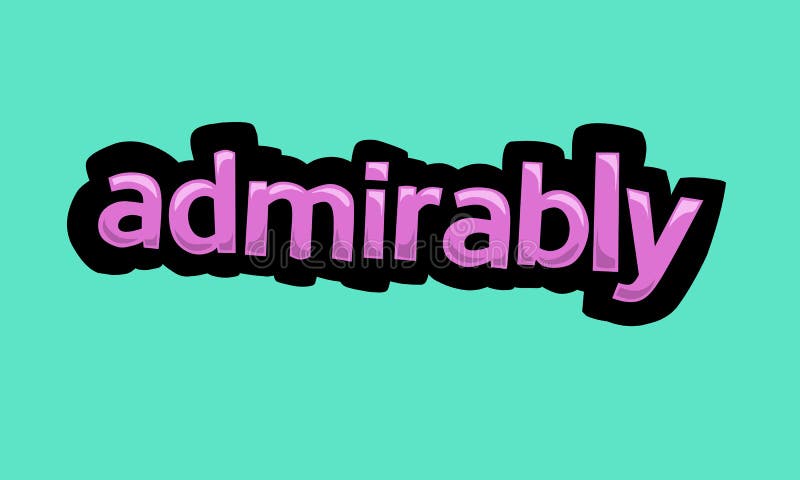 Admirably Stock Illustrations – 8 Admirably Stock Illustrations ...