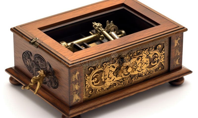 Admire Timeless Beauty of an Antique Music Box with Intricate ...