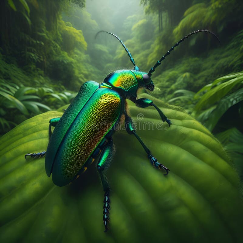 Coleoptera: Discovering Beetles Unique Adaptations. Stock Illustration ...