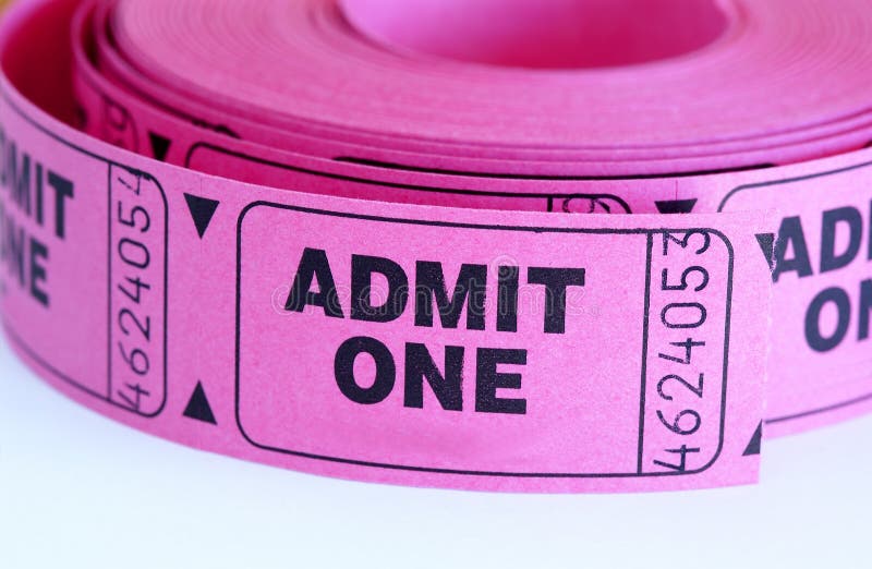 Admit stock image. Image of movie, orange, colors, admit - 1063025