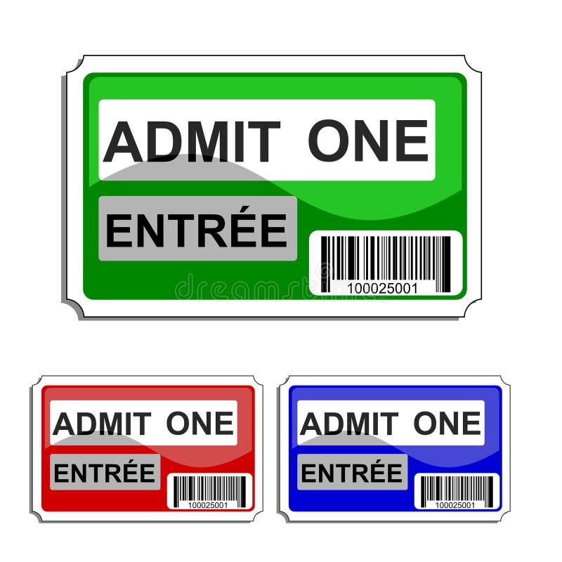 Admit One Picture. Image: 4871571