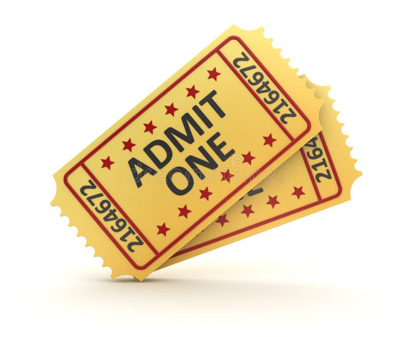 Admit one stock illustration. Illustration of cinema - 51008684