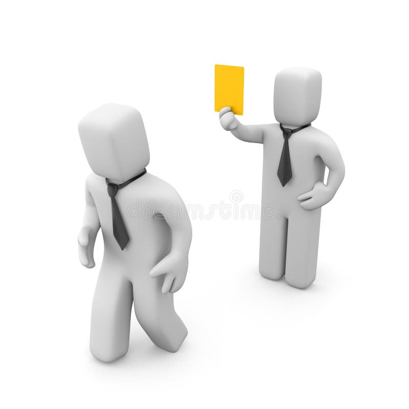 Admonition stock illustration. Illustration of foul, card - 38104596