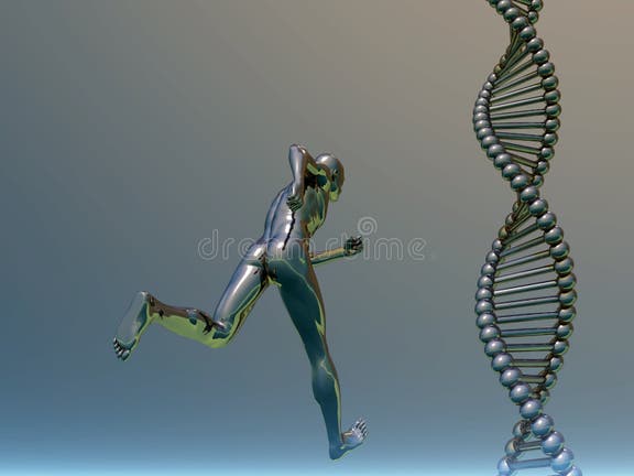 ADN illustration stock. Illustration du humain, clonage - 13421654