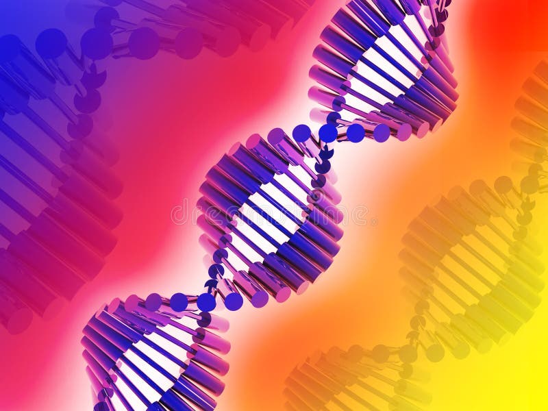 ADN illustration stock. Illustration du chimie, recherche - 15353733