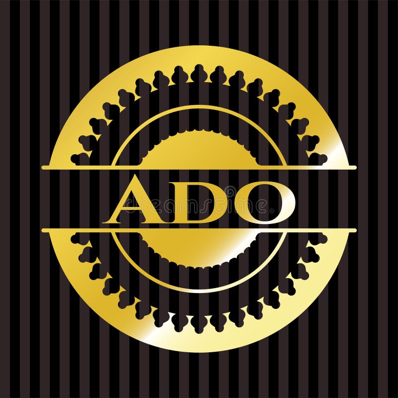 Gold Shiny Badge with Swords Crossed with Shield Icon and Air-hostess ...