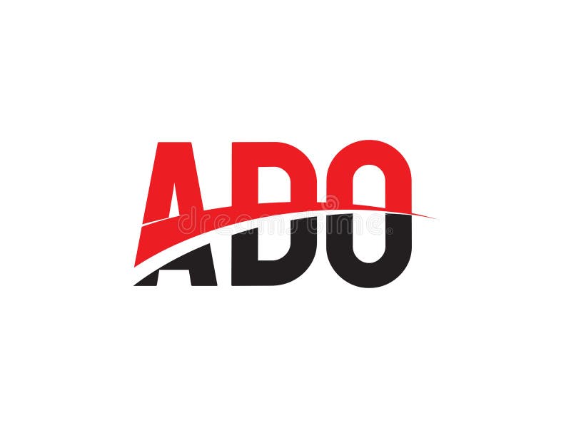 ADO Letter Initial Logo Design Vector Illustration Stock Vector ...