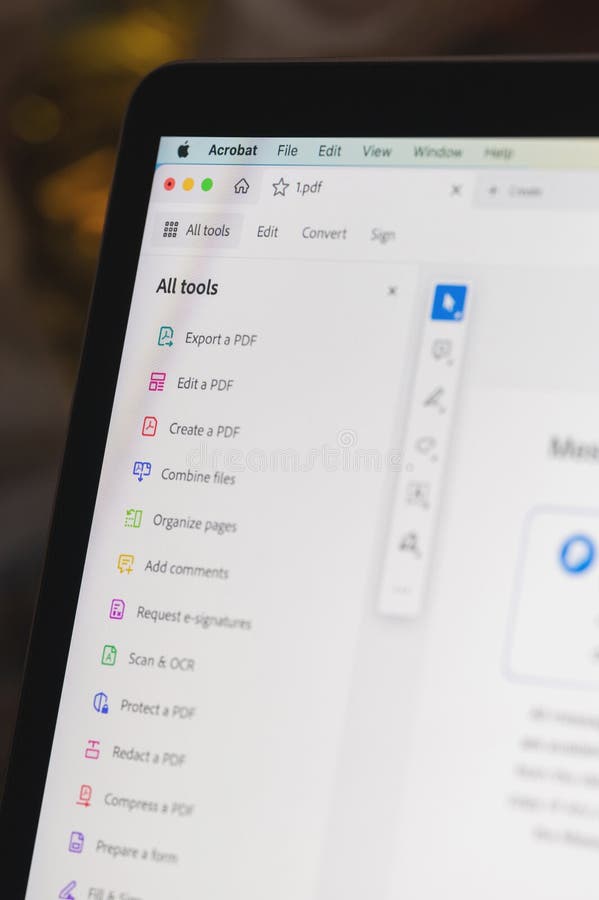 Adobe Acrobat Pdf Application Editorial Photo - Image of software ...