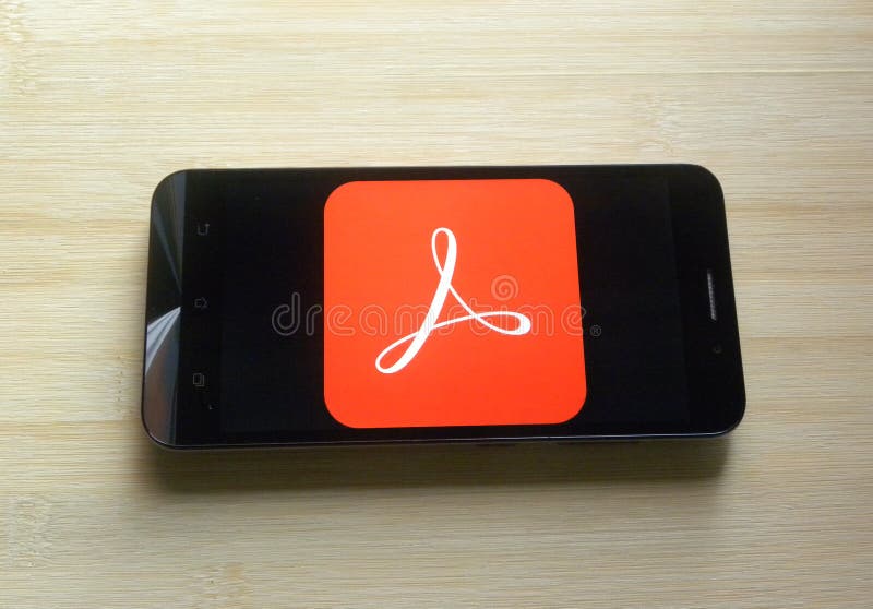 Adobe Acrobat Reader Mobile App Editorial Photo - Image of acrobat ...