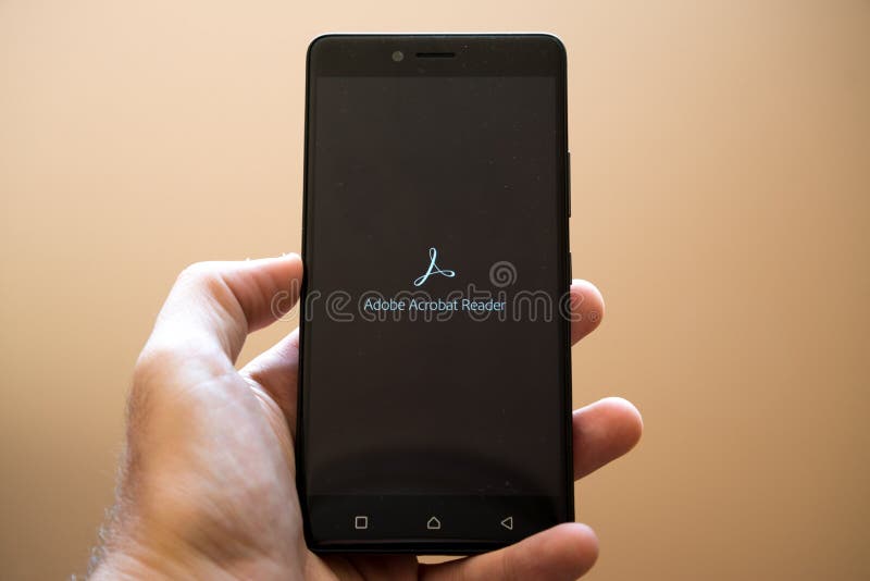 Adobe Acrobat Reader editorial photography. Image of connect - 89924942