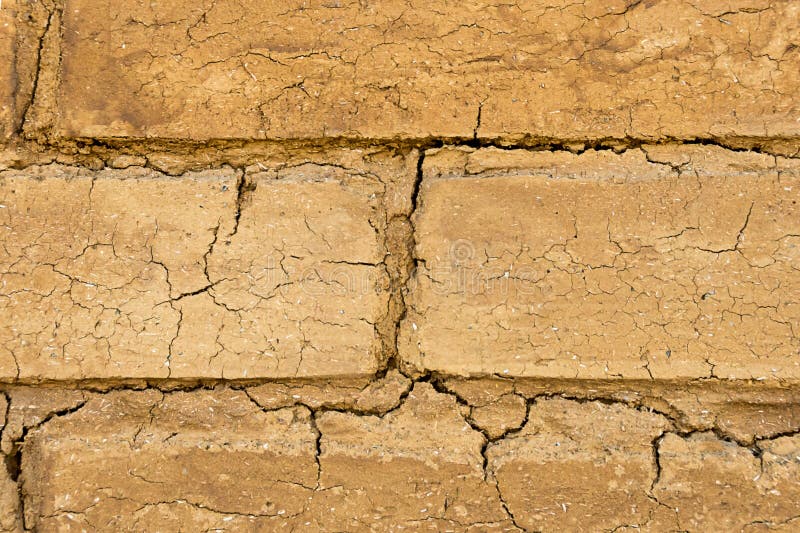 Adobe brick wall stock photo. Image of block, construction - 16404784