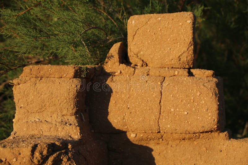 Adobe Bricks 2 stock image. Image of brickwork, rock - 228666445