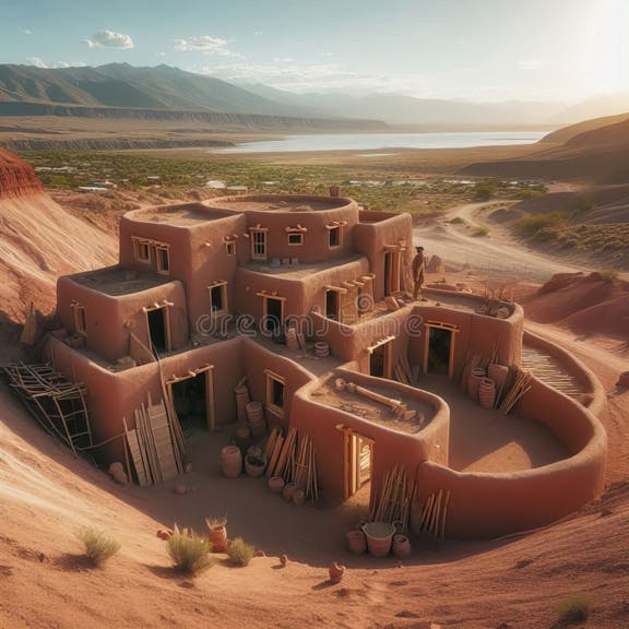 Adobe Builders Construct Homes Using Sun Dried Earth and Organic Stock ...