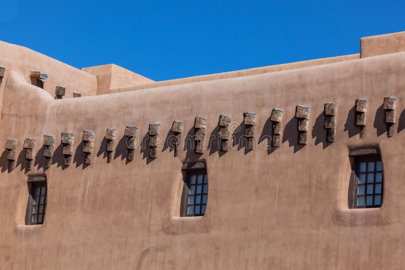 Adobe Building stock image. Image of spanish, details - 45473915