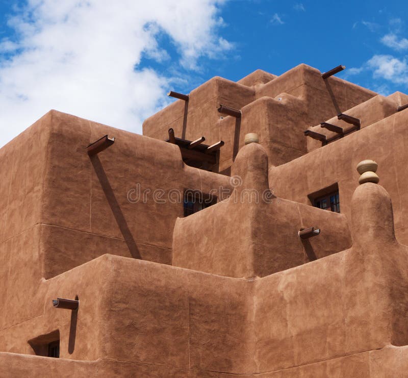 Adobe Buildings stock photo. Image of american, building - 15131088