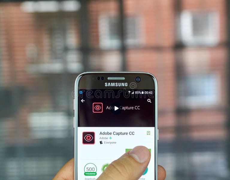 Adobe Capture CC editorial stock image. Image of android - 76209739
