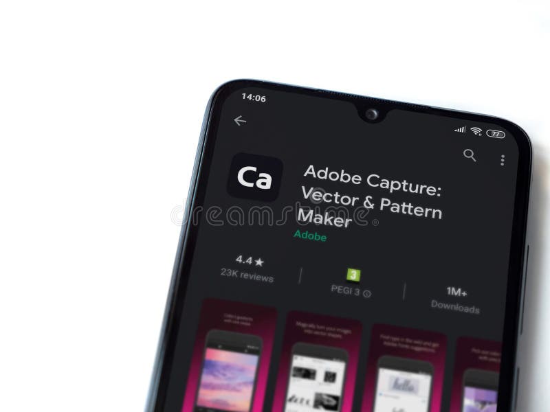 Adobe Capture - Vector & Pattern Maker App Play Store Page on the ...