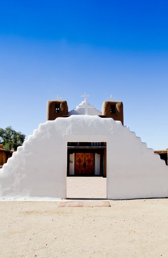Adobe Church stock photo. Image of christian, cross, missionary - 37675918