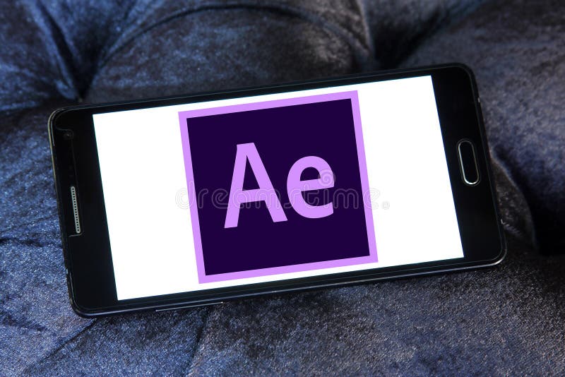 Adobe after Effects logo editorial stock image. Image of software ...
