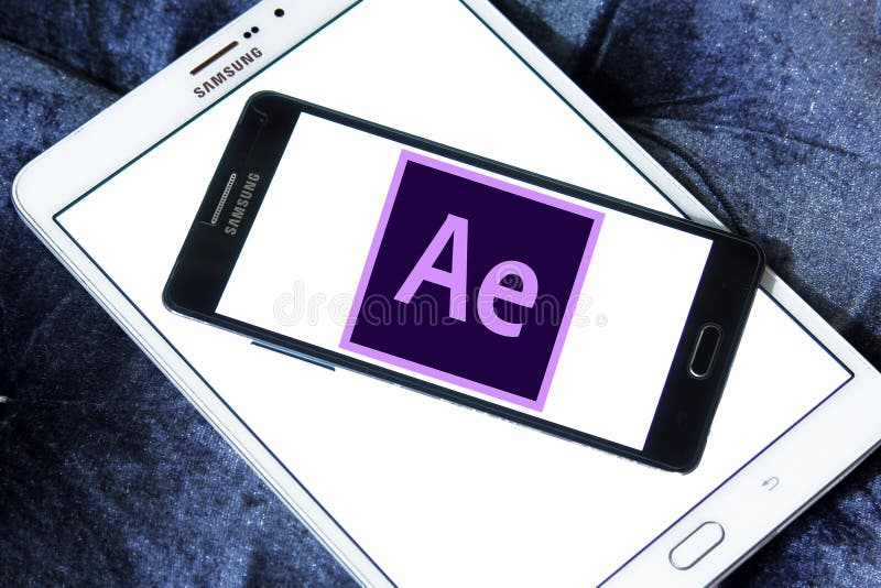 Adobe after Effects logo editorial photography. Image of icon - 121246632