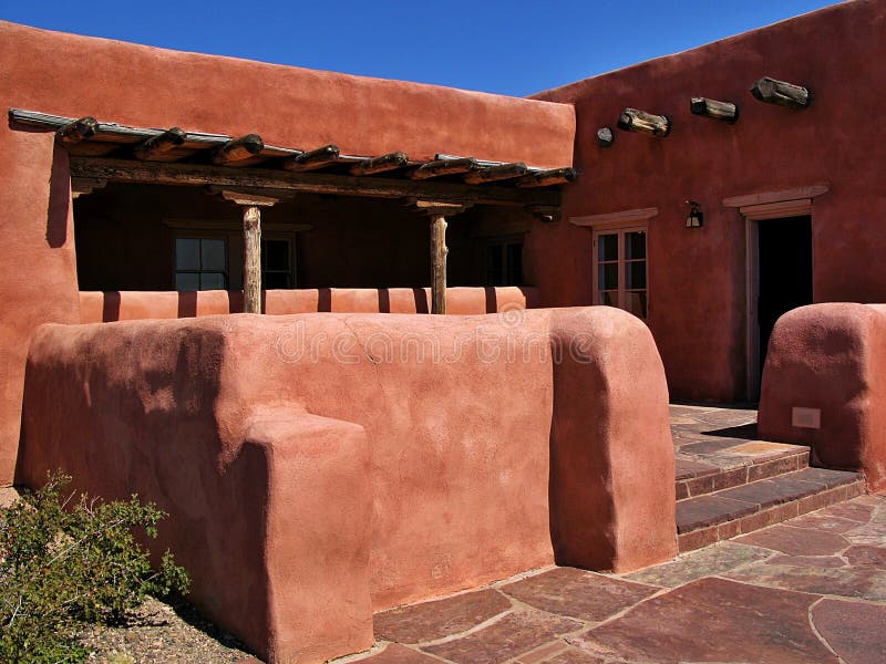 An adobe house stock image. Image of living, adobe, stone - 171968597