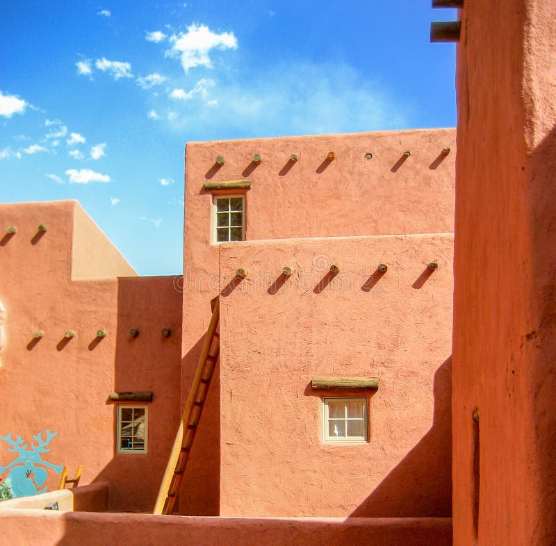 Adobe Houses editorial stock image. Image of western - 89140249