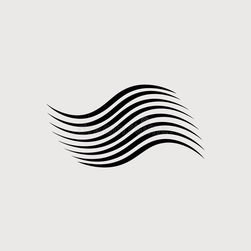 Abstract Curved Lines Graphic Stock Vector - Illustration of graphic ...