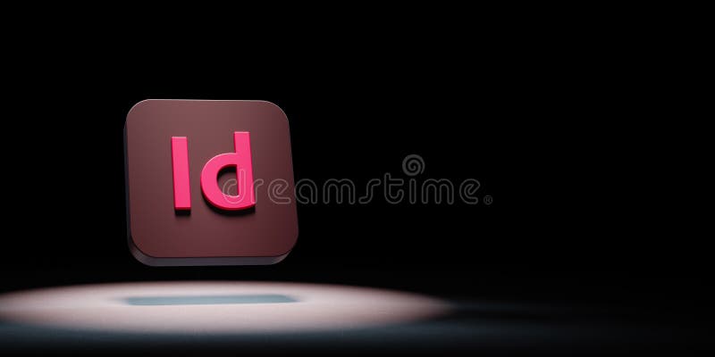 Adobe Indesign App Icon Spotlighted on Black Background Editorial Stock ... Adobe Indesign App Icon Spotlighted on Black Background Editorial Stock ...