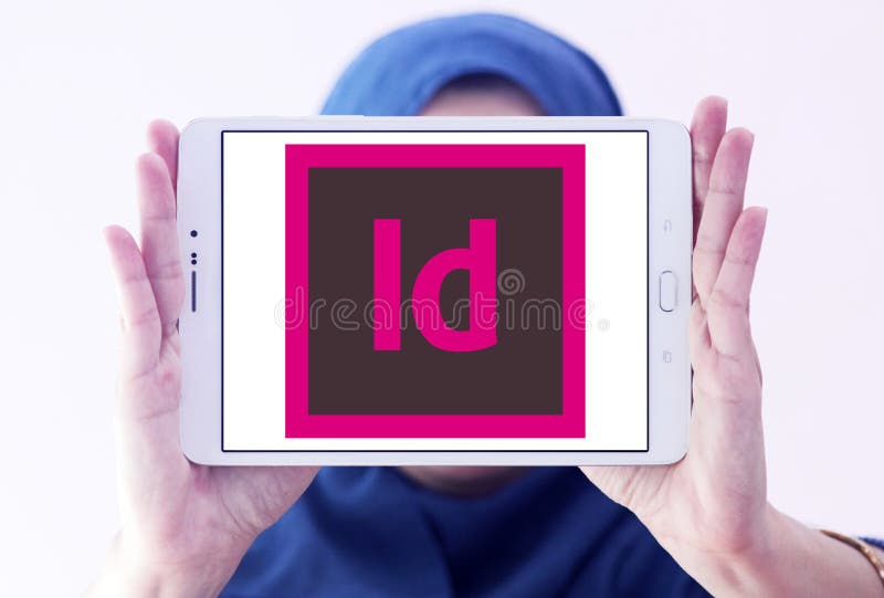 Adobe InDesign Program Logo Editorial Stock Image - Image of posters ...