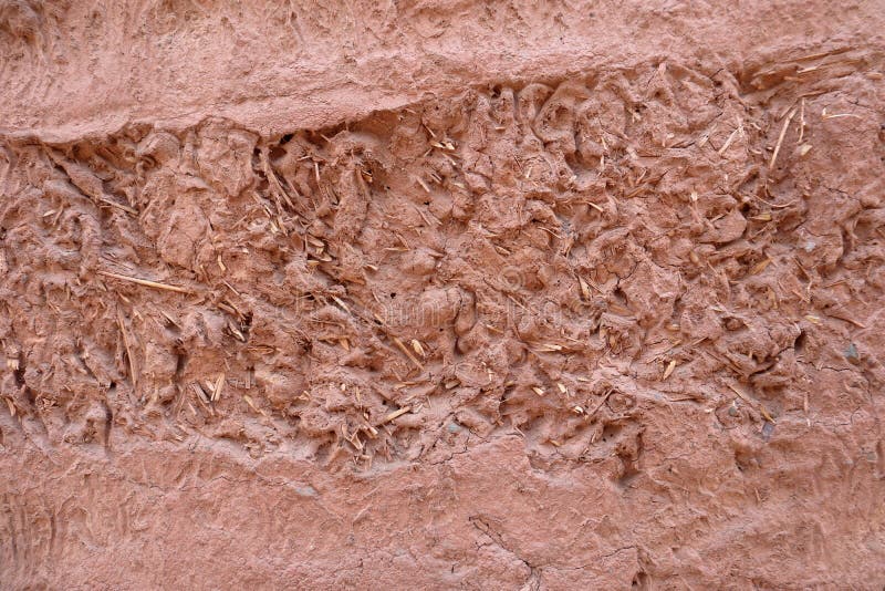 Adobe Red Soil Texture Background Editorial Image - Image of ...