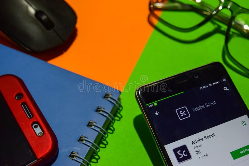 Adobe Scout Dev App on Smartphone Screen. Editorial Photo - Image of ...