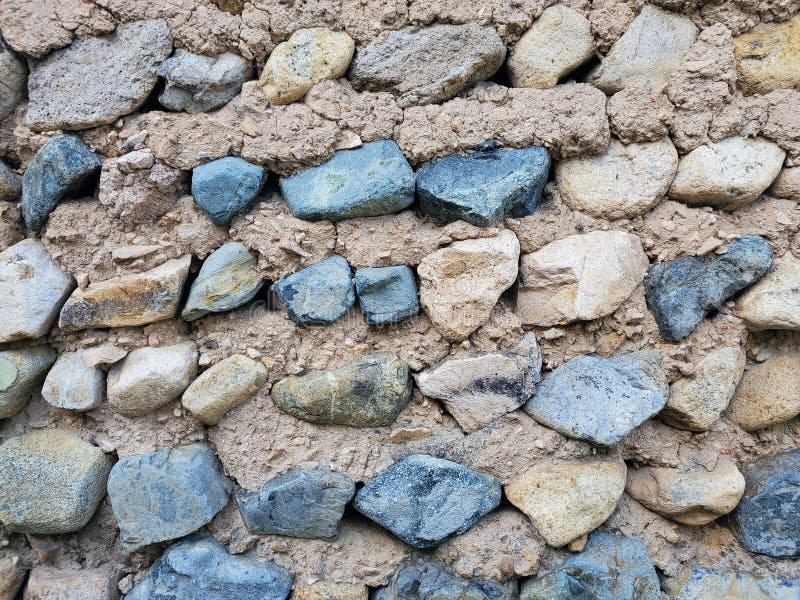 Adobe Wall Texture, Material Construction Stock Photo - Image of ...