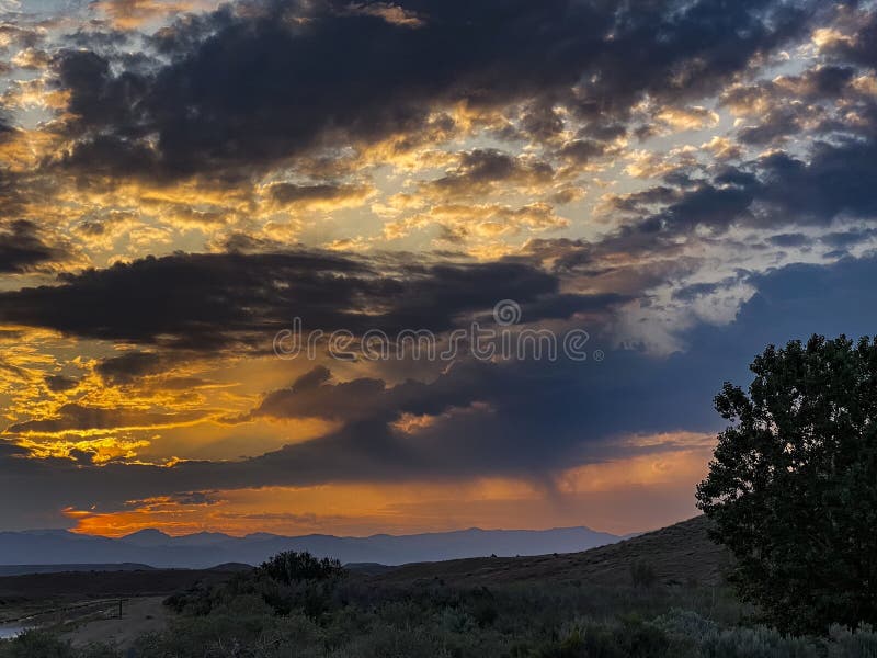 Western Colorado Spring Sky Stock Photo - Image of cloud, horizon ...