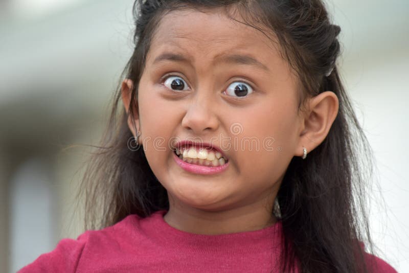 An Adolescent and Confusion Stock Photo - Image of confused, immature ...