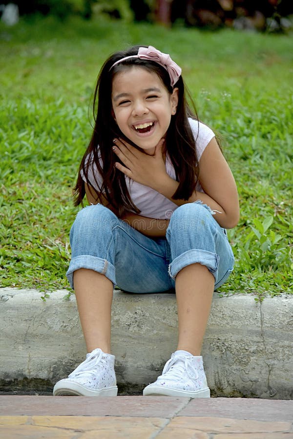 An Adolescent and Laughter stock image. Image of laugh - 156713679