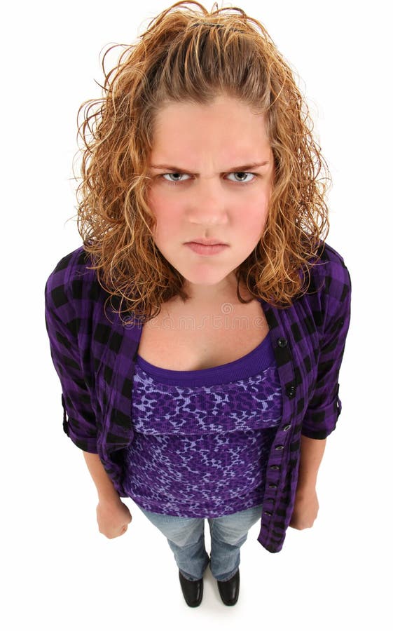 Adolescente arrabbiato immagine stock. Immagine di alto - 15904829